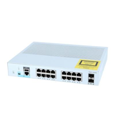 China Cisco Network Switch 2960L Series 16 Port Gigabit Ethenet + 2 x 1G SFP Layer 2 Managed Switch WS-C2960L-16TS-LL for sale