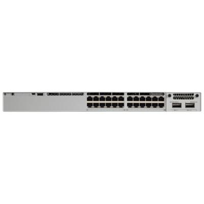 China Cisco Catalyst 9300 24-Port PoE+ Managed Switch with 208 Gbps Capacity and 445W PoE Power for sale