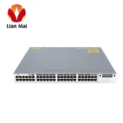 China Cisco C3850 Series 48 Ethernet PoE + Ports Basis LAN Daya switch WS-C3850-48P-E for sale