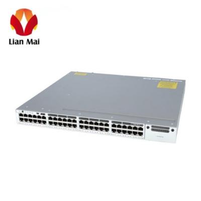 China Cisco C3850 series 48 Ports managed Data network Gigabit Ethernet switch WS-C3850-48T-L for sale