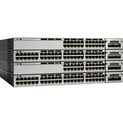 China Ciso Catalyst 3850 Series 48 Ports 10G Fiber IP Base Layer 3 Network Switch WS-C3850-48XS-S for sale