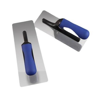 China Stainless Steel Plastering Trowel 280mm Plastic Handle Concrete Finishing Wall Painting Tool for sale