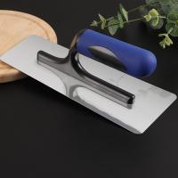 China Stainless Steel Plastering Trowel 280mm Plastic Handle Concrete Finishing Wall Painting Tool for sale