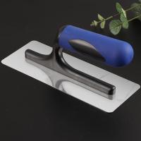 China Stainless Steel Plastering Trowel 280mm Plastic Handle Concrete Finishing Wall Painting Tool for sale