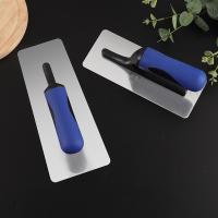 China Stainless Steel Plastering Trowel 280mm Plastic Handle Concrete Finishing Wall Painting Tool for sale
