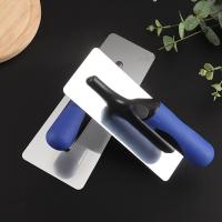 China Stainless Steel Plastering Trowel 280mm Plastic Handle Concrete Finishing Wall Painting Tool for sale