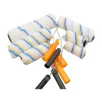 China Custom Flower Wall Decoration Soft Rubber Wall Pattern Design Paint Roller Brush for sale