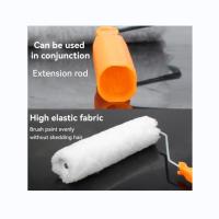 China Customized Support ODM Custom Flower Wall Decoration Soft Rubber Paint Roller Brush for sale