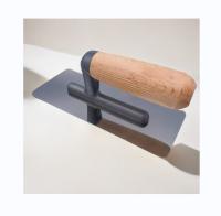 China 80x200x80mm Drywall Finishing Plastering Notch Trowel Square Teeth Wooden Handle for sale