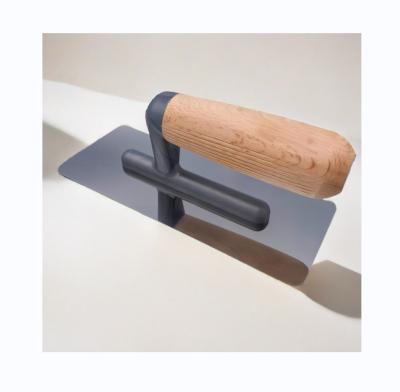 China 80x200x80mm Drywall Finishing Plastering Notch Trowel Square Teeth Wooden Handle for sale