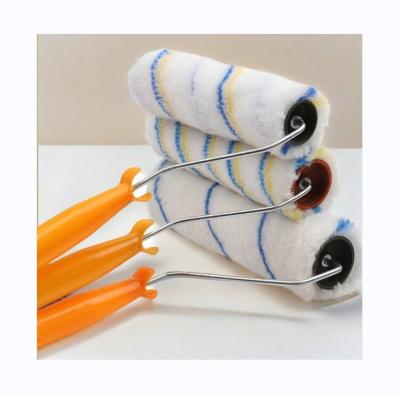 China Quick Release 10 Pack 4 Inch Microfiber Mini Paint Roller High Durability for sale