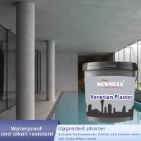 China Weatherproof Anti-Crack Venetian Plaster 20kg for Modern Industrial Style Interior Walls for sale