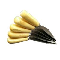 China Wood Handle Paint Scraper 4in1 Set 2 3 4 5 Inch Carbon Steel Blade for Wall Floor Tile for sale