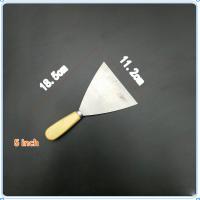 China Wood Handle Paint Scraper 4in1 Set 2 3 4 5 Inch Carbon Steel Blade for Wall Floor Tile for sale