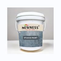 China Industrial Style High Glossy Stucco Wall Texture Finishing Paint for Interior Walls 20kg for sale