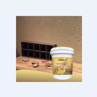 China Color Chart Straw Mud Paint for Hotel Interior and Exterior Walls 20kg for sale