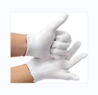 China Cotton Polyester Gardening Gloves for Weeding and Vegetable Planting 35cm Length for sale