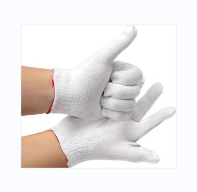 China Cotton Polyester Gardening Gloves for Weeding and Vegetable Planting 35cm Length for sale