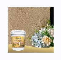 China Water-based Art Straw Mud Eco-friendly Moisture-proof Paint for Hotel Music Homestay Style 5L for sale