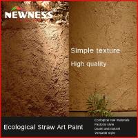 China 20kg Bag Quaint Country Style Inorganic Paint Water Based Art Straw Mud Powder Coating for sale