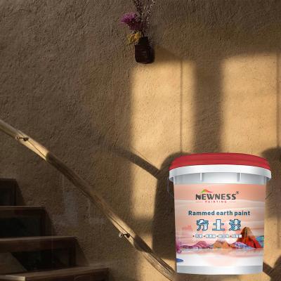 China Inorganic Soil Rammed Earth Interior Wall Paint Water Ratio 3.5-4.5 20kg for sale