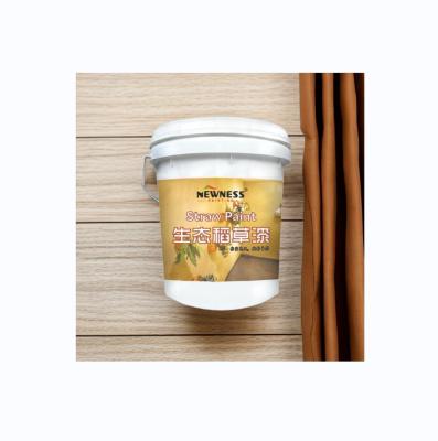 China Eco Friendly Acrylic Straw Paint for Indoor Straw Wall Main Raw Material 1L 5L for sale