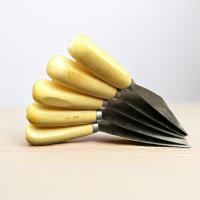 China Stainless Steel Blade Wood Handle Scraper Putty Knife for Custom Logo Personalization for sale