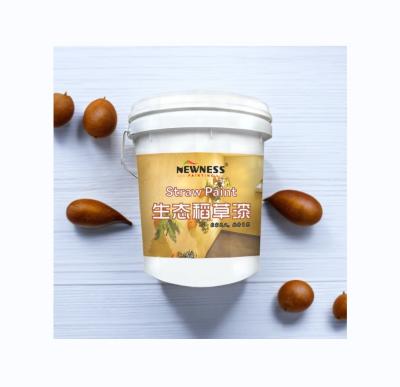 China Moisture Proof Straw Mud Paint for Interior and Exterior Walls 20kg Custom Color for sale