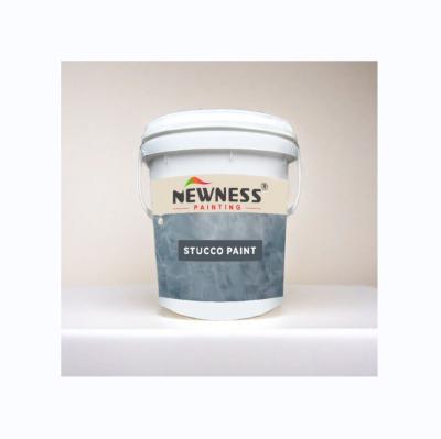 China Customized Colors Stucco Finish Paint for Interior Wall Decoration Heat Resistance 20kg for sale