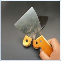China Custom Logo Putty Scraper Wall Coating Tool 3 Inch Skimming Blade with Medium Extension Handle for sale