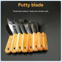 China Custom Logo Putty Scraper Wall Coating Tool 3 Inch Skimming Blade with Medium Extension Handle for sale
