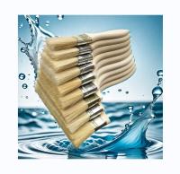 China Stainless Steel Ferrule 2 Inch Wooden Paint Brush for Professional Wall Painting for sale