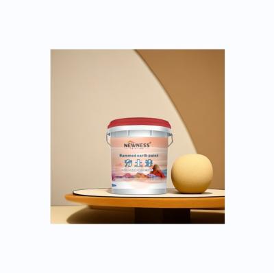 China Natural Inorganic Straw Paint for Interior and Exterior Walls 5L Eco-Friendly Coating for sale