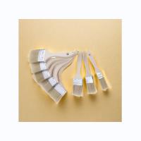 China Wood Handle Flat Carving Pen Acrylic UV Gel Polish Brush Set 6pcs for Nail Art OEM for sale