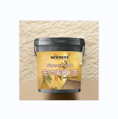 China Eco-Friendly Natural Straw Coating Acrylic Powder Coating 25kg for Building Sustainability for sale