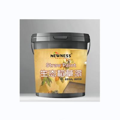 China Eco Friendly Water Based Art Straw Mud Sand Painting Paint Customizable 1L 2L for sale