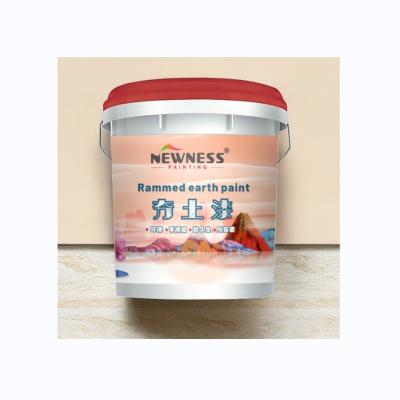China Anti Mold Anti Algae Stucco Texture Paint for Rammed Earth Coating 20kg for sale