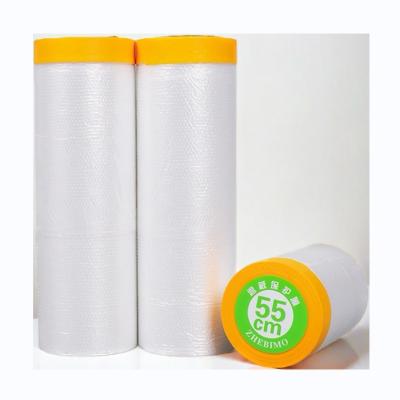 China 1100mm 1400mm Masking Film Hand-Powered Good Adhesion No Residue for Furniture Paint for sale