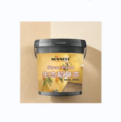China TiO2 MF Waterproof Paint for Home Exterior Walls Interior Exterior Straw Paint 20kg for sale