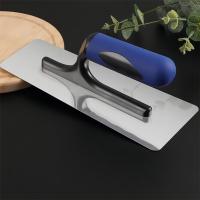 China Malaysia Concrete Trowel 0.7mm Blade Heat Resistant Plastic Handle for Smooth Finishing for sale