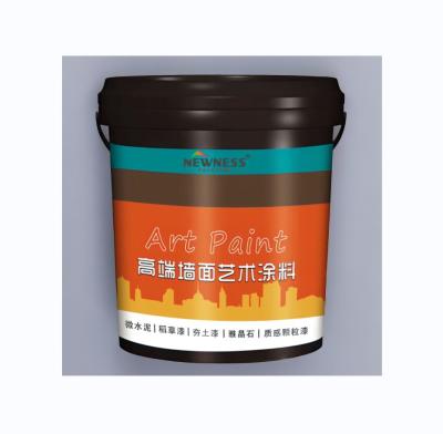 China Indoor Outdoor Texture Paint Marble Effect Moisture Proof Wall Coating 18L for sale