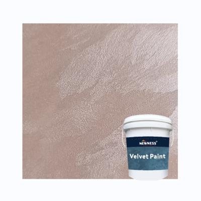 China French A Certified Semi-Gloss Velvet Touch Metallic Art Paint 1L for Existing Finishes for sale