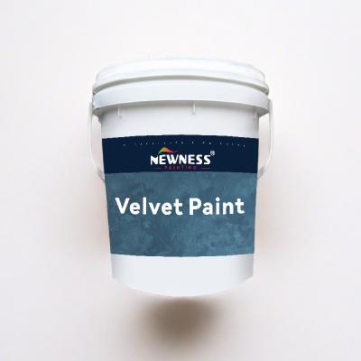 China Decorative Velvet Art Paint for Bedroom Custom Colors Metallic Effect 1L 5L for sale