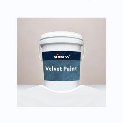China Glossy Glitter Wall Paint Interior Metallic Velvet Paint 5L for Decoration for sale