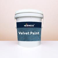 China Interior Velvet Wall Paint EINECS 201-177-9 Smooth Finish 5L 20L for sale