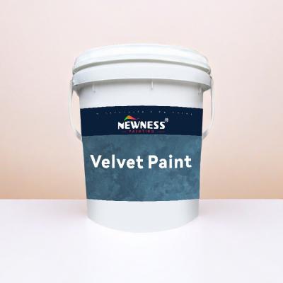 China Interior Velvet Wall Paint EINECS 201-177-9 Smooth Finish 5L 20L for sale