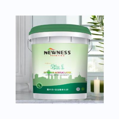 China Eco Friendly Latex Wall Paint Emulsion Paint for Home Hotel Scene with MF Tio2 20L for sale