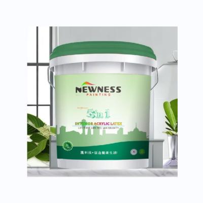 China Acrylic House Interior Latex Paint with Optional Glossy Finish and Roller Application for sale