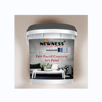 China Faux Concrete Cement Effect Paint for Wall and Floor 5L Water Based Coating for sale