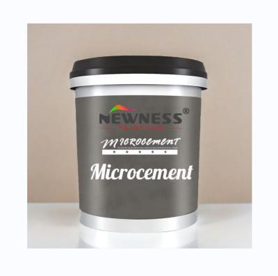 China Brown Microcement Coating 20kg Bucket High Glossy and Matt Finish Graffiti Spray Paint for sale